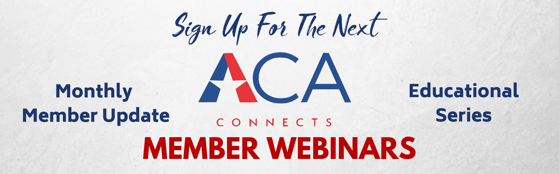 ACA Connects – #ACAConnects